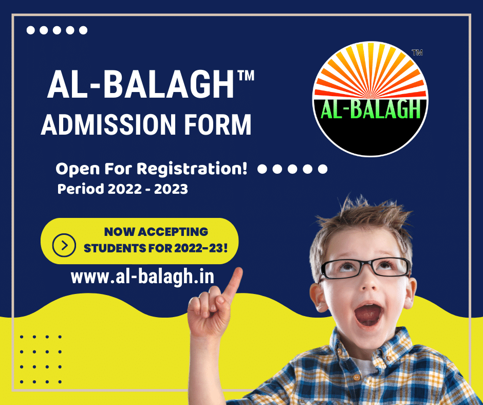 Admission Form AL BALAGH Education Training Centre W B